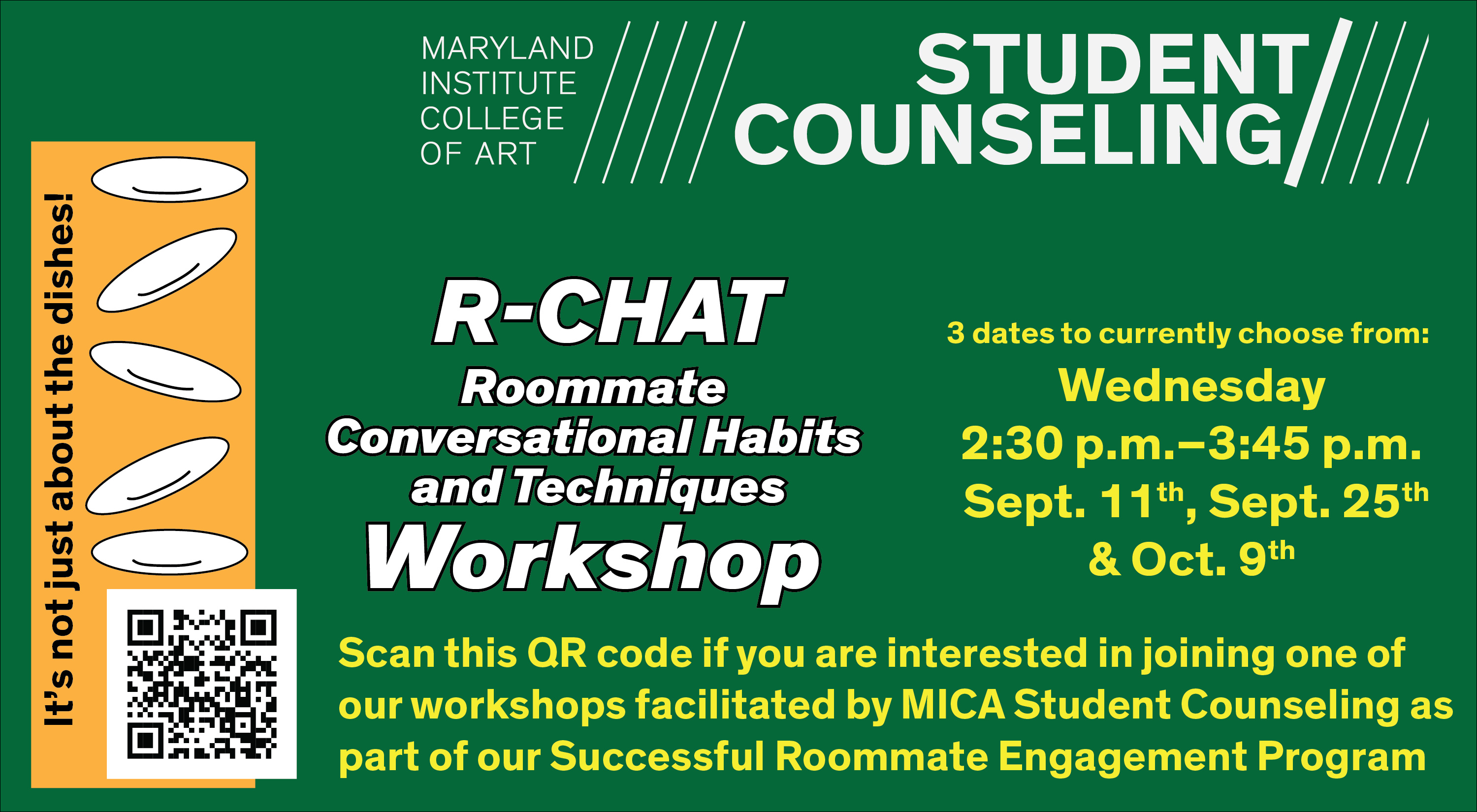 R-CHAT (Roommate Conversational Habits & Techniques) Workshop | MICA