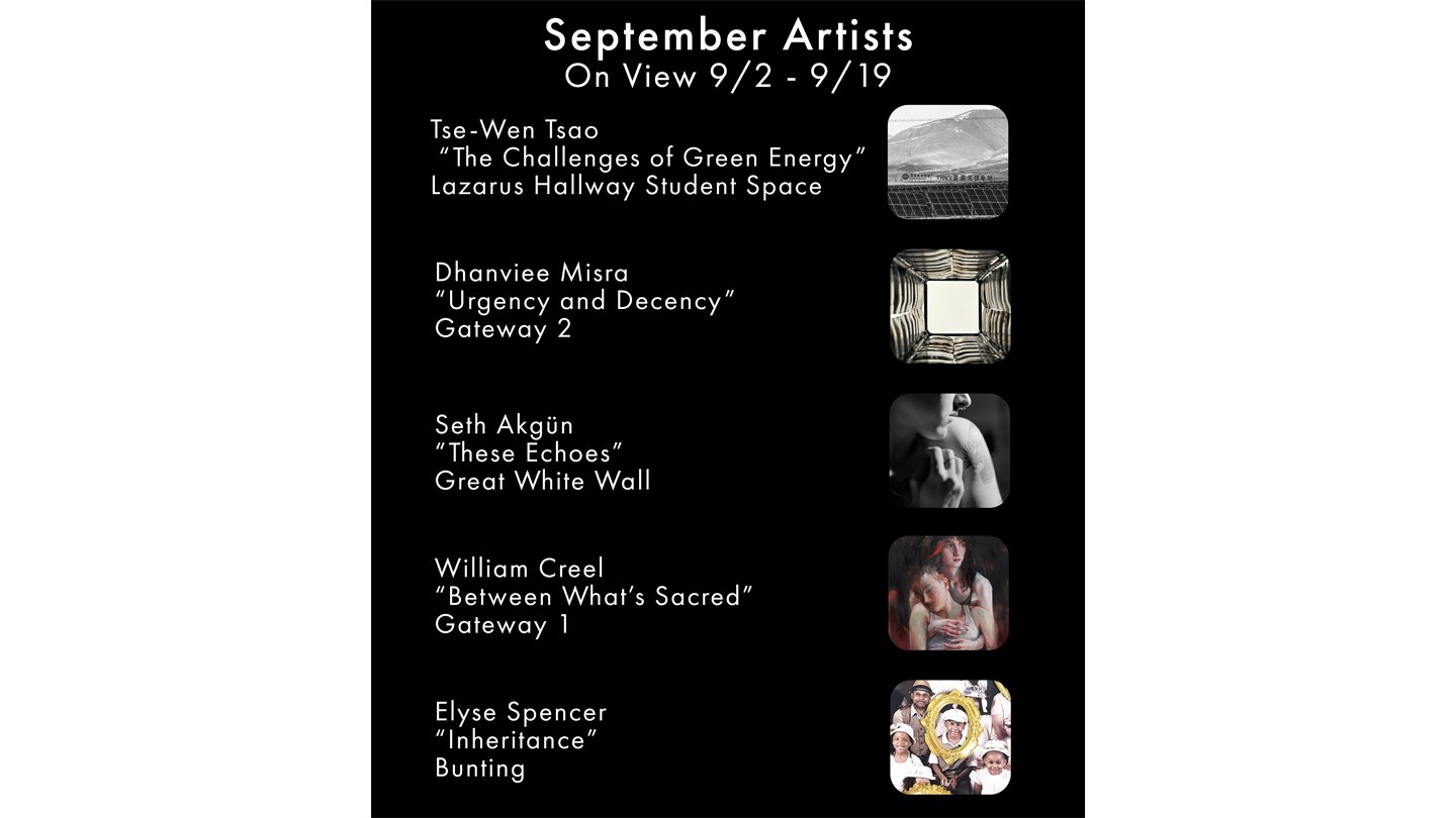 Student Space Gallery September Exhibitions | MICA