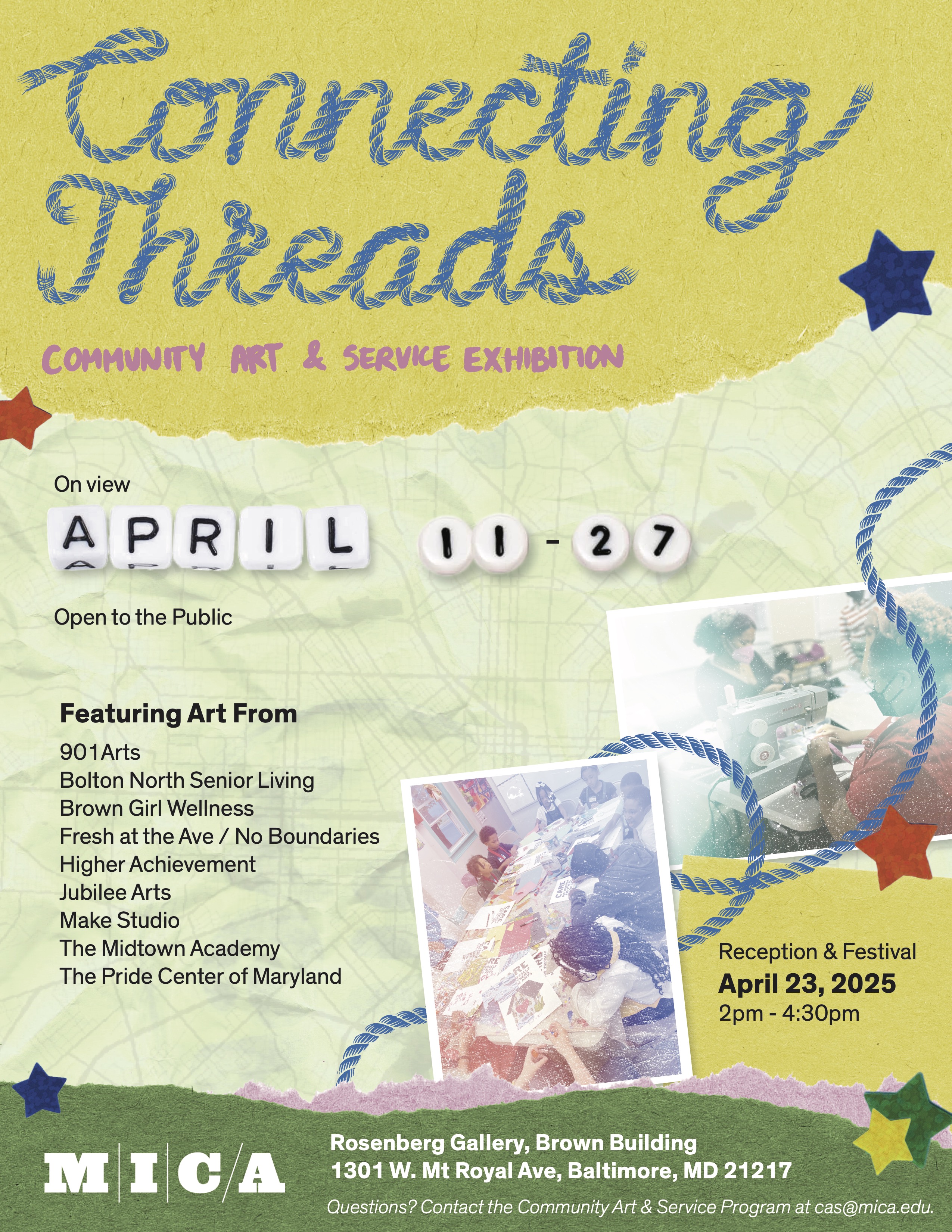Connecting Threads - Community Art and Service Exhibition | MICA