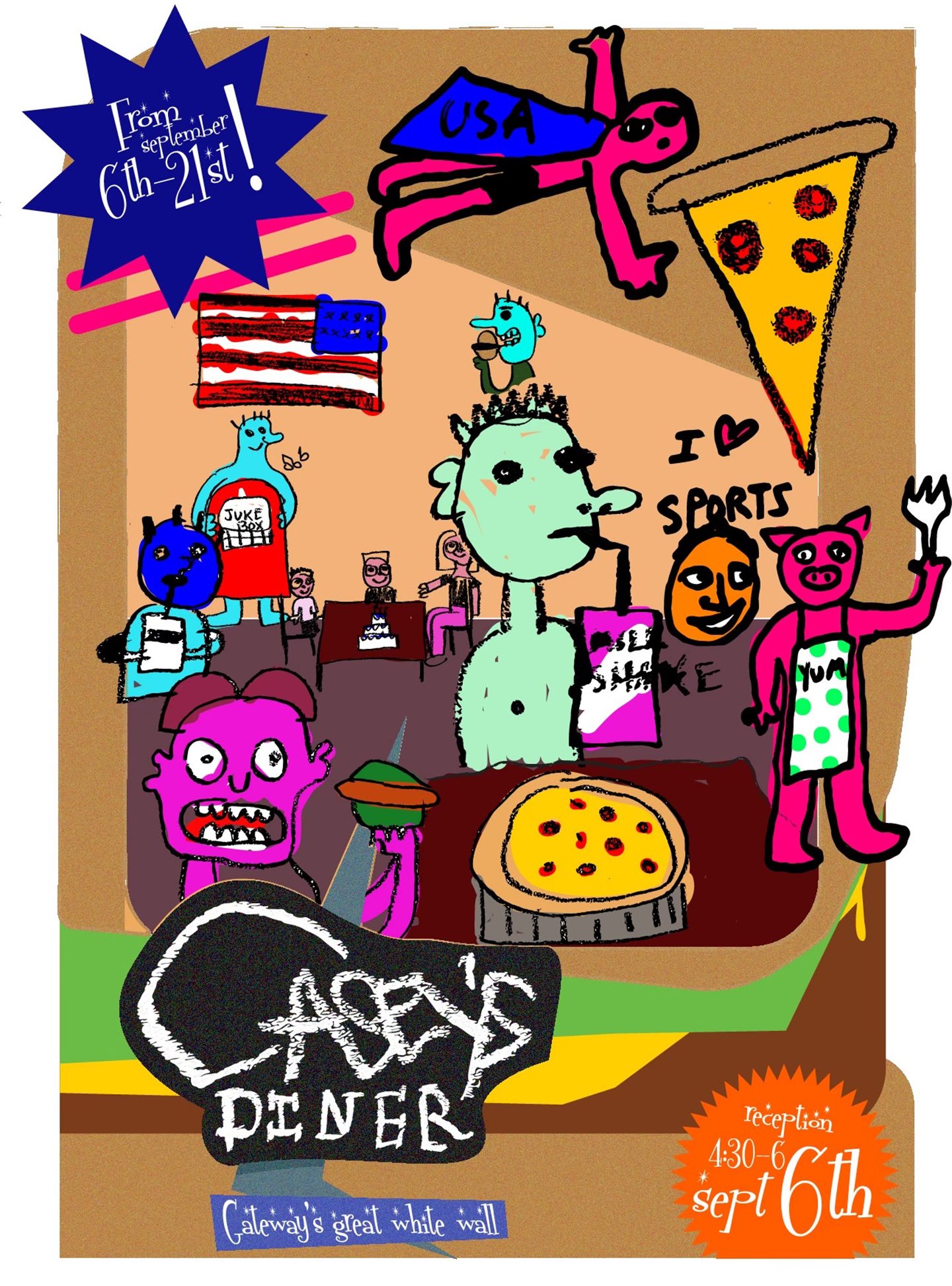 Student Space Gallery: Casey's Diner | MICA