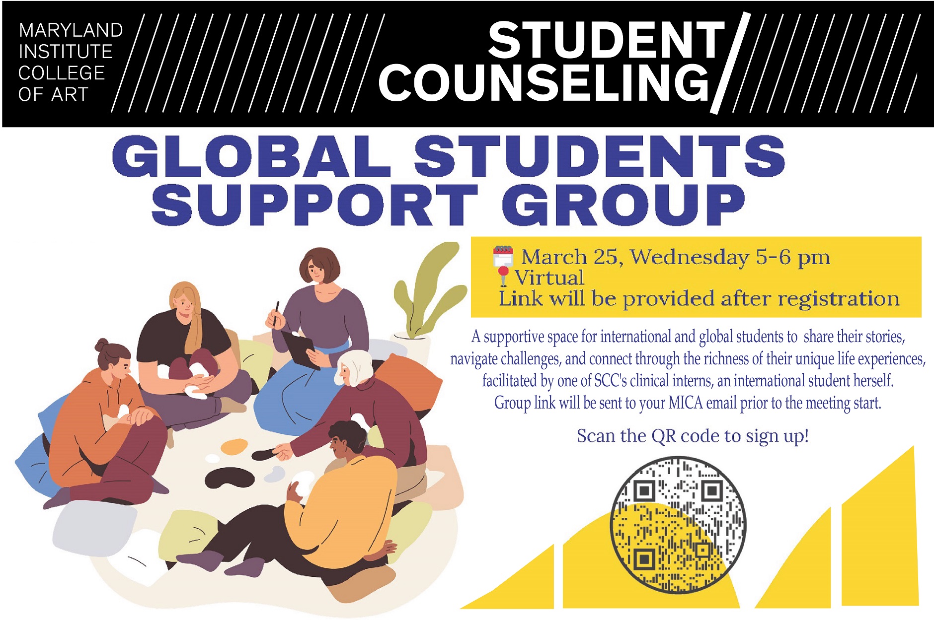 SCC Global Students Support Group | MICA